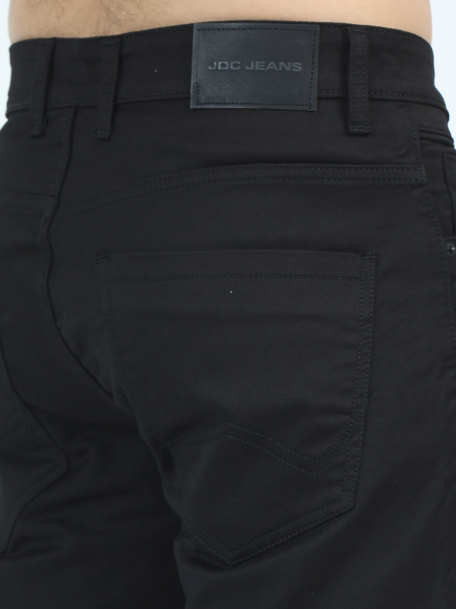 MEN'S DK.BLACK SOLID SLIM FIT JEANS – JDC